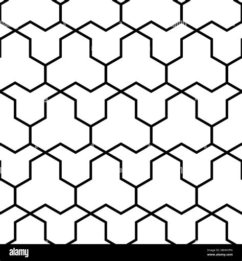 This Is A Illustration Of Seamless Japanese Pattern Representing The Turtle Shell Stock Vector