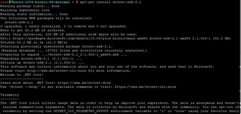 Cannot Install Net Core Sdk Ubuntu Issue Dotnet Runtime