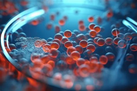 Premium Ai Image Examining Bacteria Under A Microscope Extreme