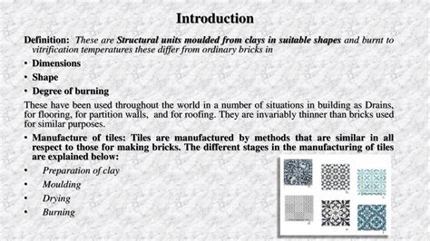 PPT On Tiles Building Construction Material PowerPoint Slides LearnPick India