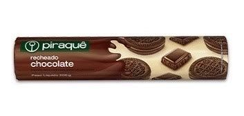 Biscoito Recheado Piraquê 200g Chocolate 20 Unidades R 80 00 em
