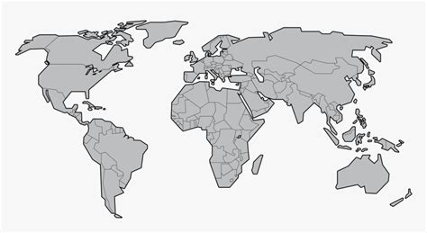 World Map With Borders Png World Map Vector High Resolution Images