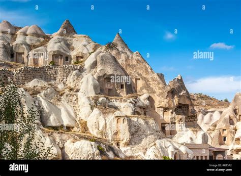 Cave Dwellings Cappadocia Turkey Stock Photo Alamy