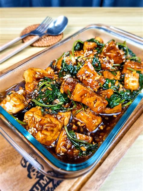 Stir Fry Tofu And Kangkong Yummy Kitchen