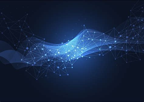 premium vector abstract technology big data visualization