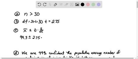 SOLVED Trom Normal Population Had Sample Slandard Random Sample Of