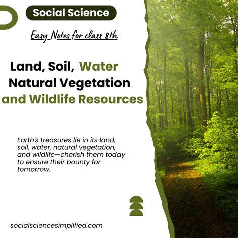 Land Soil Water Natural Vegetation And Wildlife Resources