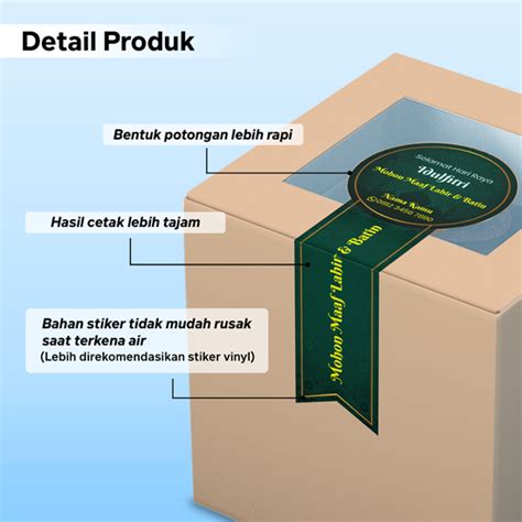 Cetak Stiker Sealsegel Idul Fitri Revo Print Online