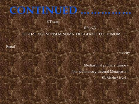 Testicular Tumor Pptx Reproductive Health Diseases And Conditions