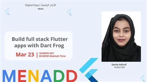 Build Full Stack Flutter Apps With Dart Frog Samia Ashraf Youtube