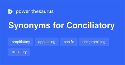 Conciliatory Synonyms 628 Similar Words And Phrases