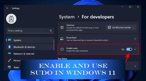 How To Enable And Use Sudo In Windows 11 Techdirectarchive
