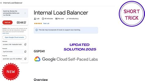 [updated] internal load balancer 2025 gsp041 qwiklabs