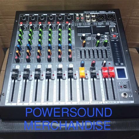 Imix BY Trident MC6 6 Channel Passive Mixer Shopee Philippines