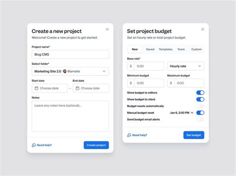 New Project Modal Untitled UI Ui Design Website Web App Design Web Application Design