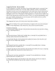 Practice Reverse Outline NEW Docx Comparison Practice Reverse