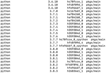 Update Conda Python Version Stupidbpo