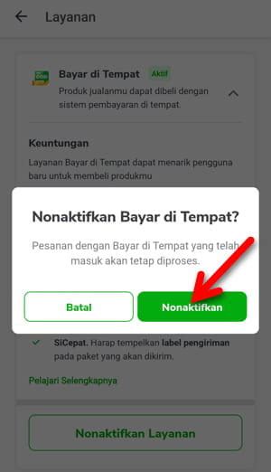 Cara Menonaktifkan Sistem COD Di Tokopedia