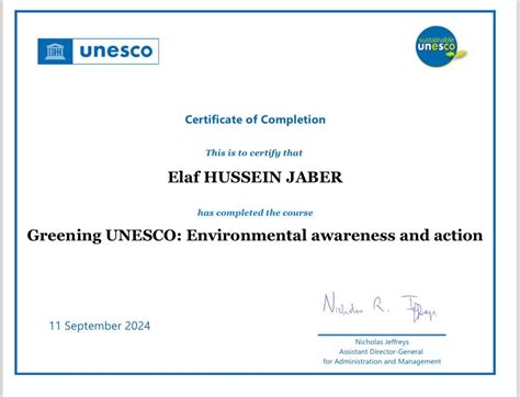 Elaf Hussein On Linkedin Sustainability Greeningunesco