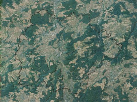 Canton Mersch Luxembourg High Res Satellite No Legend Stock Illustration Illustration Of