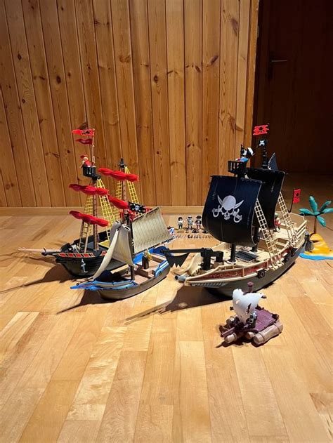 Playmobil Piraten Set Mit 3 Schiffen Floss Insel Figuren Kaufen
