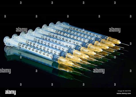 Insulin Syringes Hi Res Stock Photography And Images Alamy