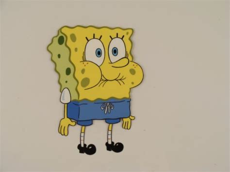 Production Spongbob Hold Your Breath Original Cel Art