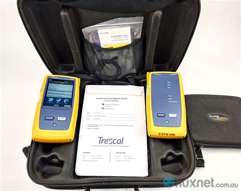 Fluke Networks DSX CertiFiber Pro Optical Loss Test Set CFP QUAD SM MM Nm