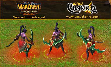 Modelos De Todas Las Unidades De Los Elfos De La Noche Warcraft Iii