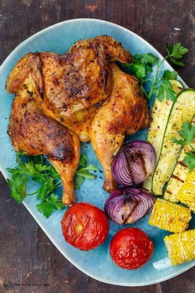 Juiciest Grilled Whole Chicken W Video The Mediterranean Dish