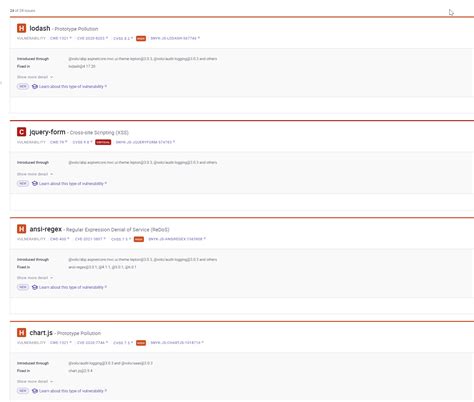 Update Vulnerable Packages To The Latest Version Issue 14811