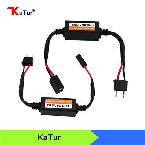 Pcs H Led Headlight Canbus Decoder Error Free Anti Flicker CANBUS Wire For H H H H H