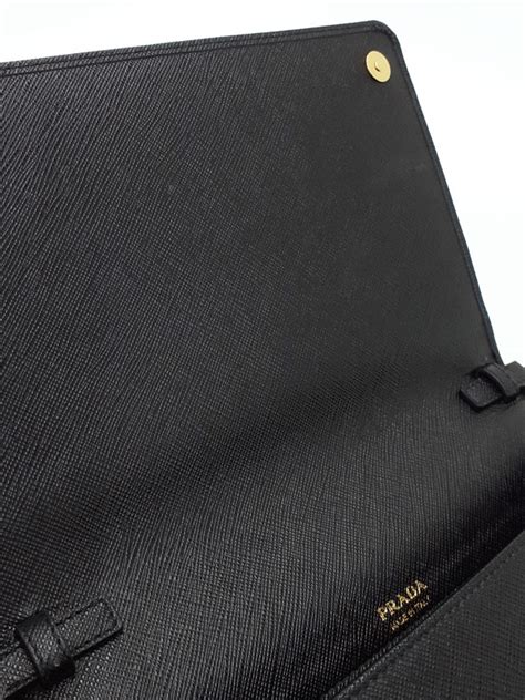 【prada】プラダ『サフィアーノレザー ミニバッグ』1bp018 レディース チェーンショルダーバッグ 1週間保証【中古