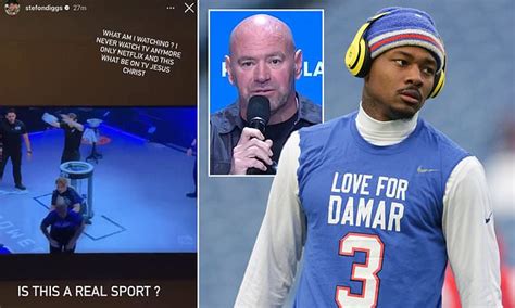 Bills Star Stefon Diggs Left Astonished By Dana Whites Power Slap