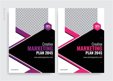 Brochure Cover Template Layout Design Corporate Business Annual Report Catalog Magazine