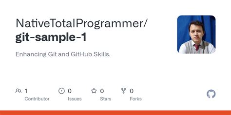 GitHub NativeTotalProgrammer Git Sample Enhancing Git And GitHub Skills