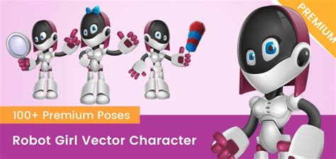 Robot Vector Characters Vectorcharacters