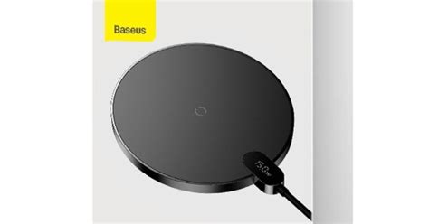 Baseus Digital Led Display Gen 2 Wireless Charger 15w Black