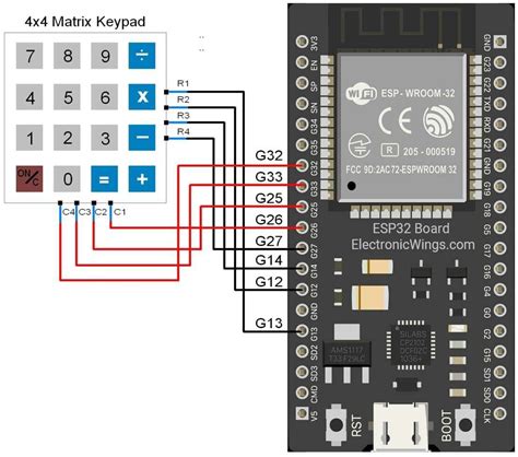 Keypad Interfacing With Esp32 Esp32
