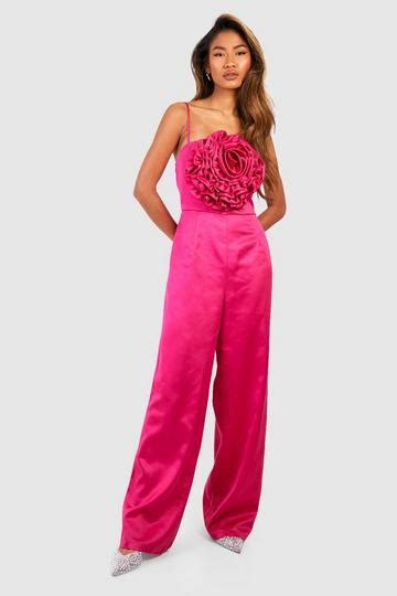 Pink Jumpsuits Boohoo Uk