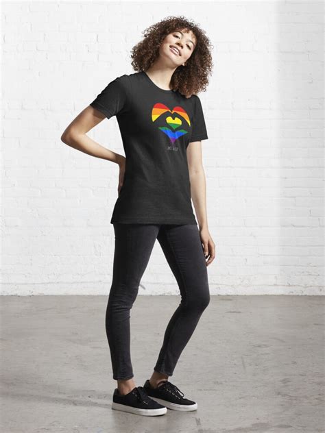 Love Is Love Lgbt Rainbow Heart T Shirt For Sale By Spacealientees