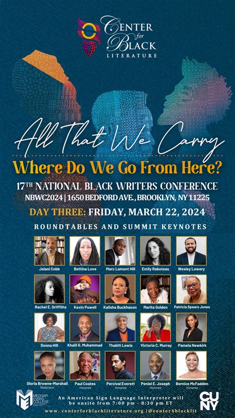 Mar Th National Black Writers Conference Marita Golden Marc