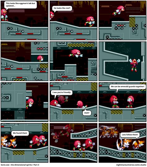Sonic Exe The Dimensional Spirits Part 3 Comic Studio