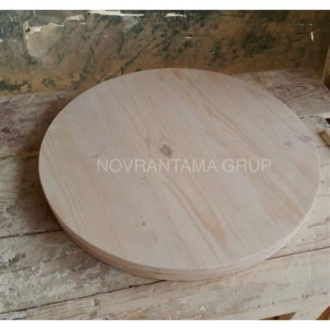 Jual Kayu Pinus Jati Belanda Bulat Diameter Cm Tebal Cm Papan Kayu Jati Belanda Bulat
