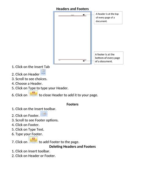Ms Word Practical Headers And Footers Click On The Insert Tab