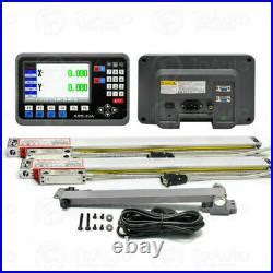 2 3 Axis Digital Readout DRO TTL Glass Linear Scale Encoder CNC Milling Lathe UK Axis Digital