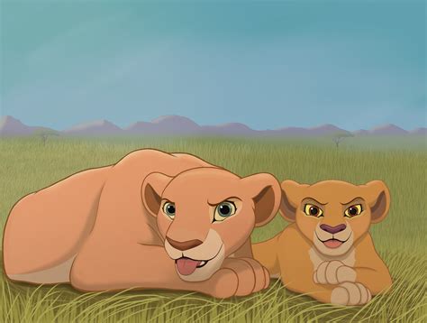 238054 Safe Artistalcosaurusrex Kiara The Lion King Nala The
