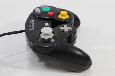 Official Nintendo Gamecube Controller Pad Jet Black Gc Gcn Tight Stick