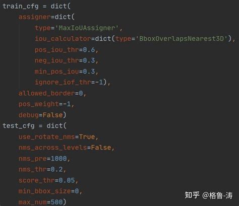 记录ImvoxelNet源码学习1config文件 知乎
