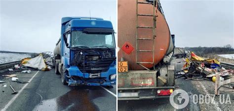 ДТП біля Умані 14 лютого водій вантажівки на смерть збив двох робітників автодорожників фото